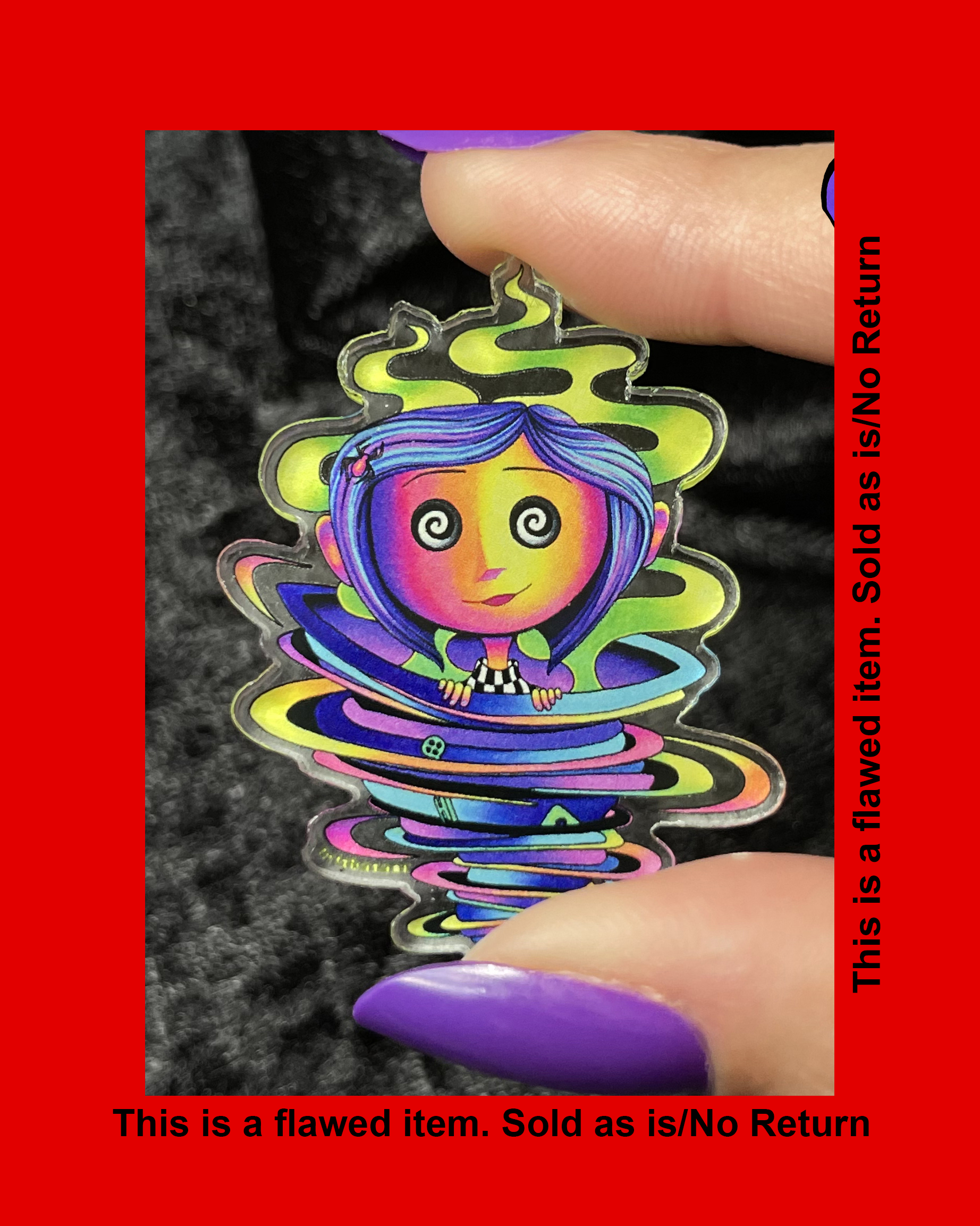 RED TAG Acrylic Piece of Trippy Portal – Brizbazaar